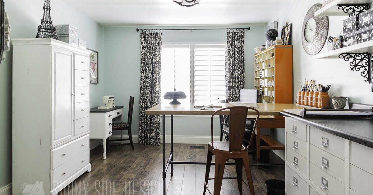 Craft Room & Office Tour | Sunny Side Design