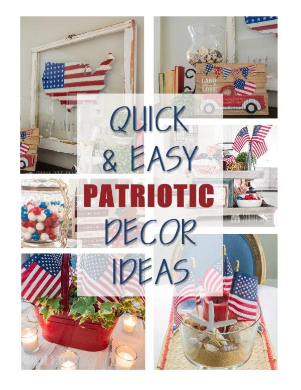 Quick & Easy Patriotic Decor Ideas | Sunny Side Design
