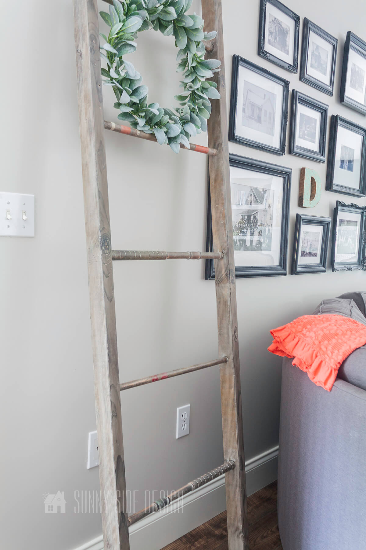 DIY Blanket Ladder | Sunny Side Design