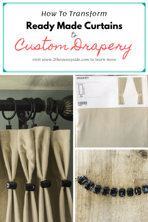 How To DIY Your Own Bay Window Curtain Rod | Sunny Side Design