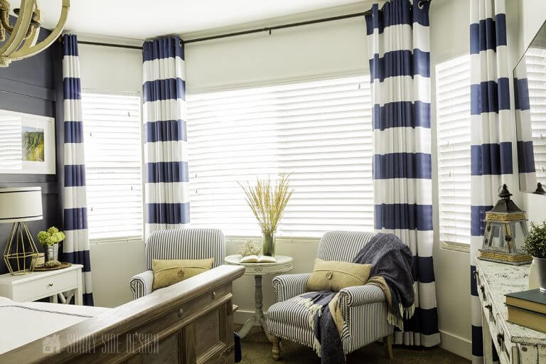 How To DIY Your Own Bay Window Curtain Rod | Sunnyside Home
