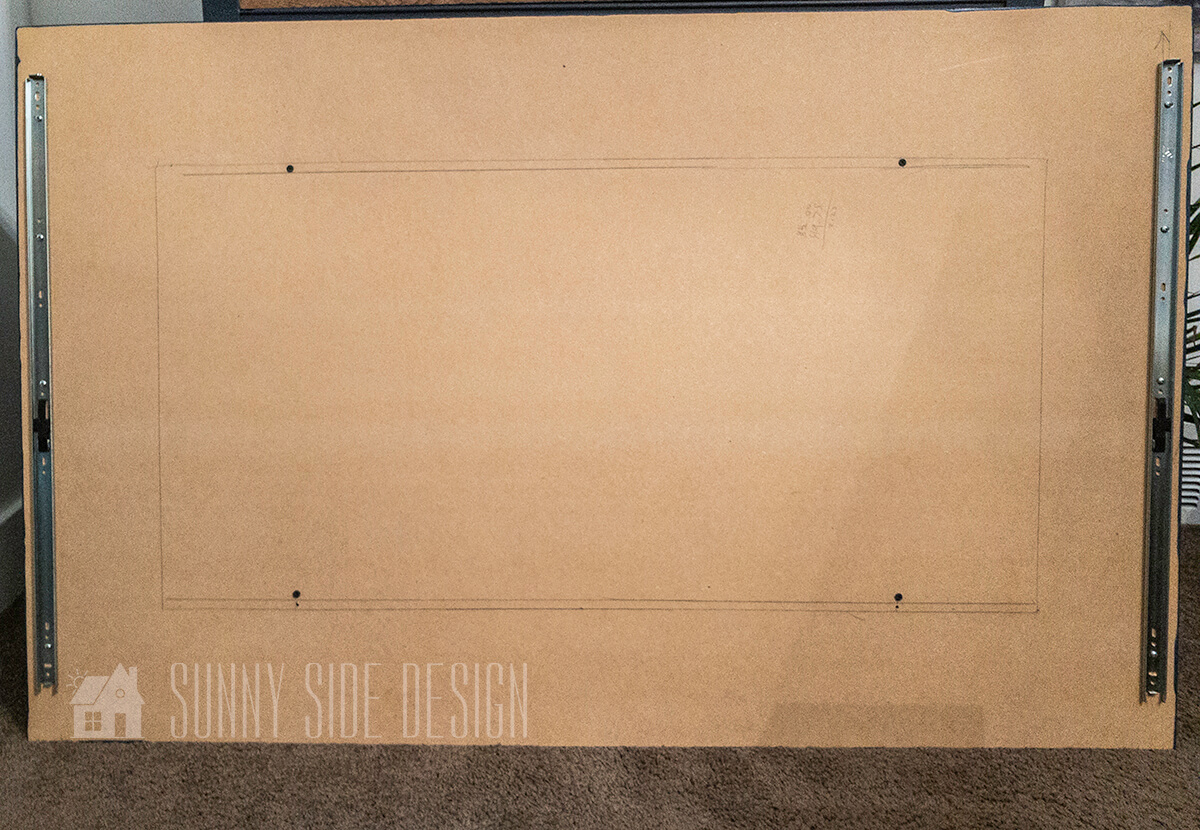 The Most Clever DIY Hidden TV Cabinet | Sunny Side Design