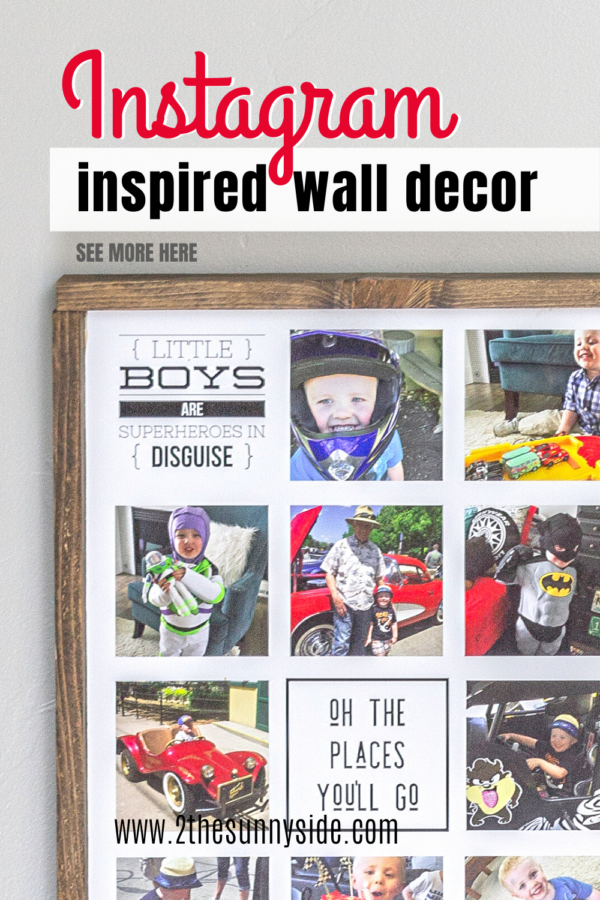 How to Make Instagram Inspired Art | Sunnyside Home