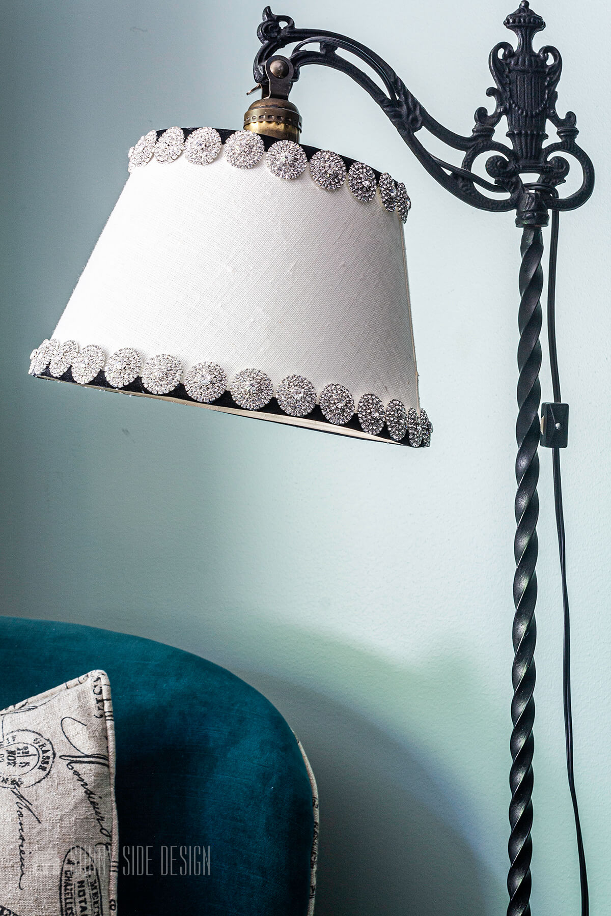 How to Update a Vintage Lampshade | Sunny Side Design