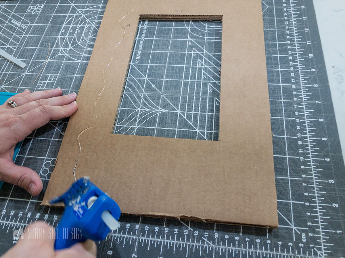 How to Make Cardboard Picture Frames with Saltwash | Sunnyside Home