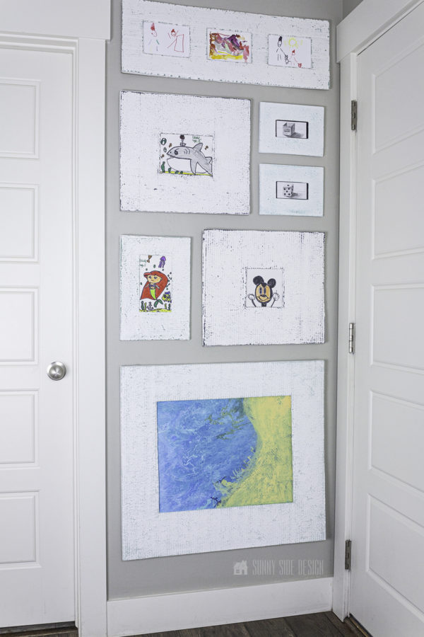 How to Make Cardboard Picture Frames with Saltwash | Sunny Side Design