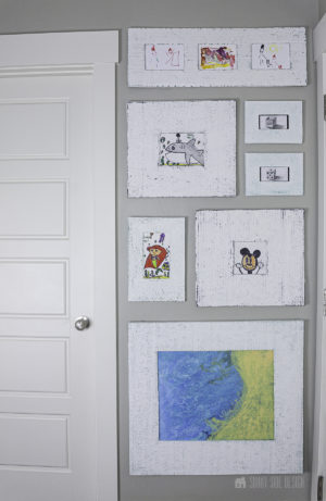 How to Make Cardboard Picture Frames with Saltwash | Sunny Side Design