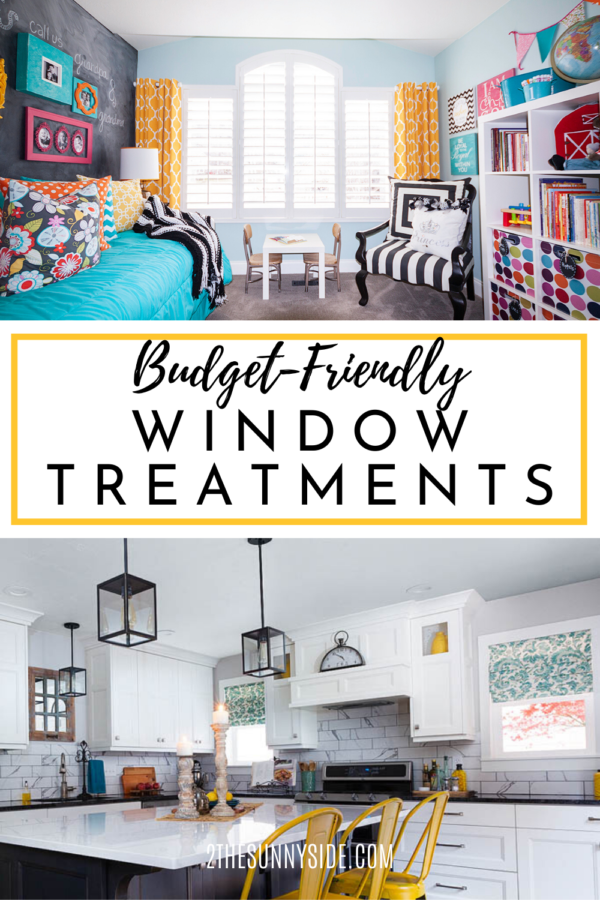 Window Treatment Ideas on a Budget | Sunny Side Design