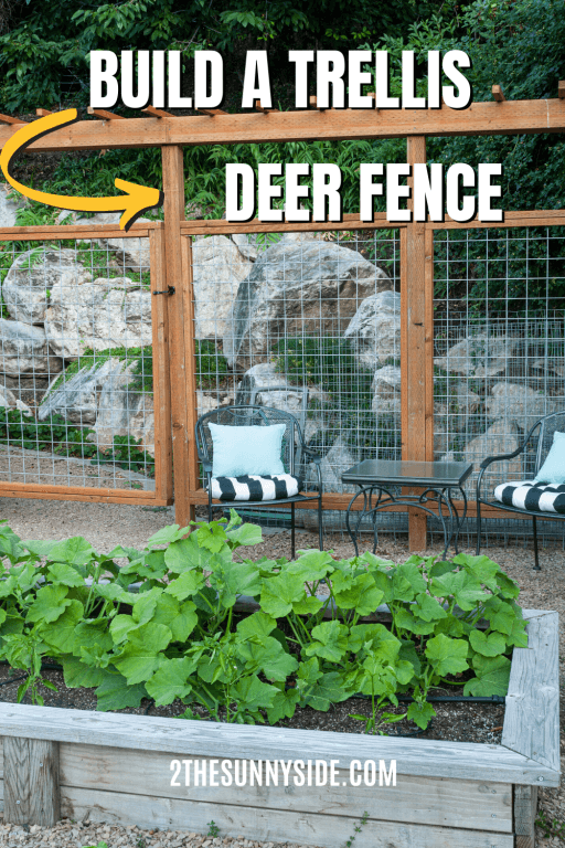 How to Make a Modern Deer Fence for Your Garden | Sunny Side Design