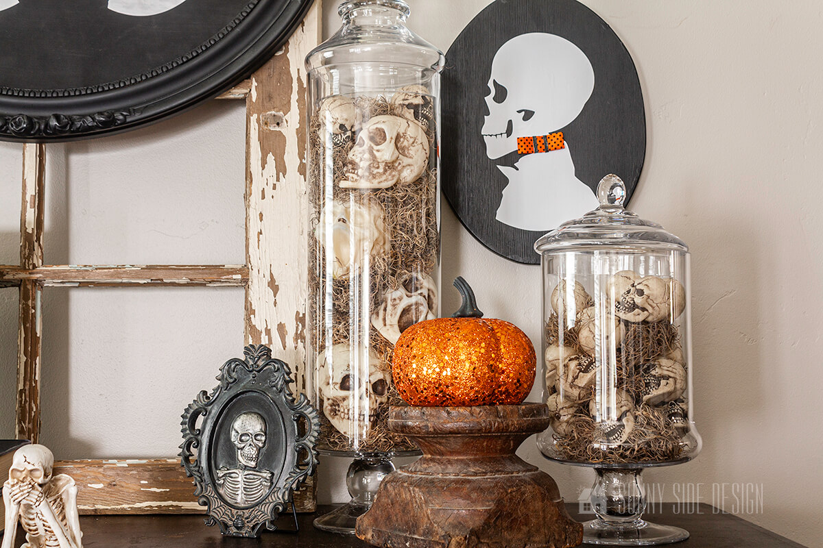 Easy Halloween Decorating Ideas With Skeletons | Sunnyside Home