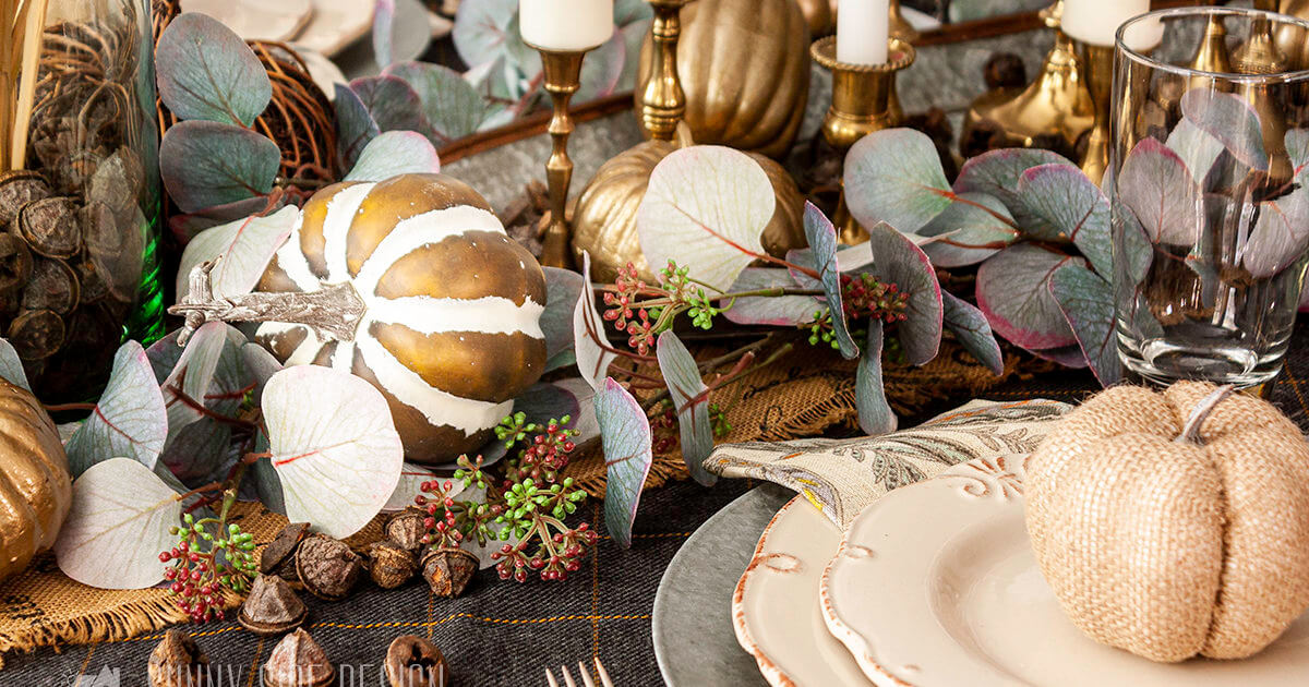 6 Easy Tips for Creating a Rustic Thanksgiving Table | Sunny Side Design