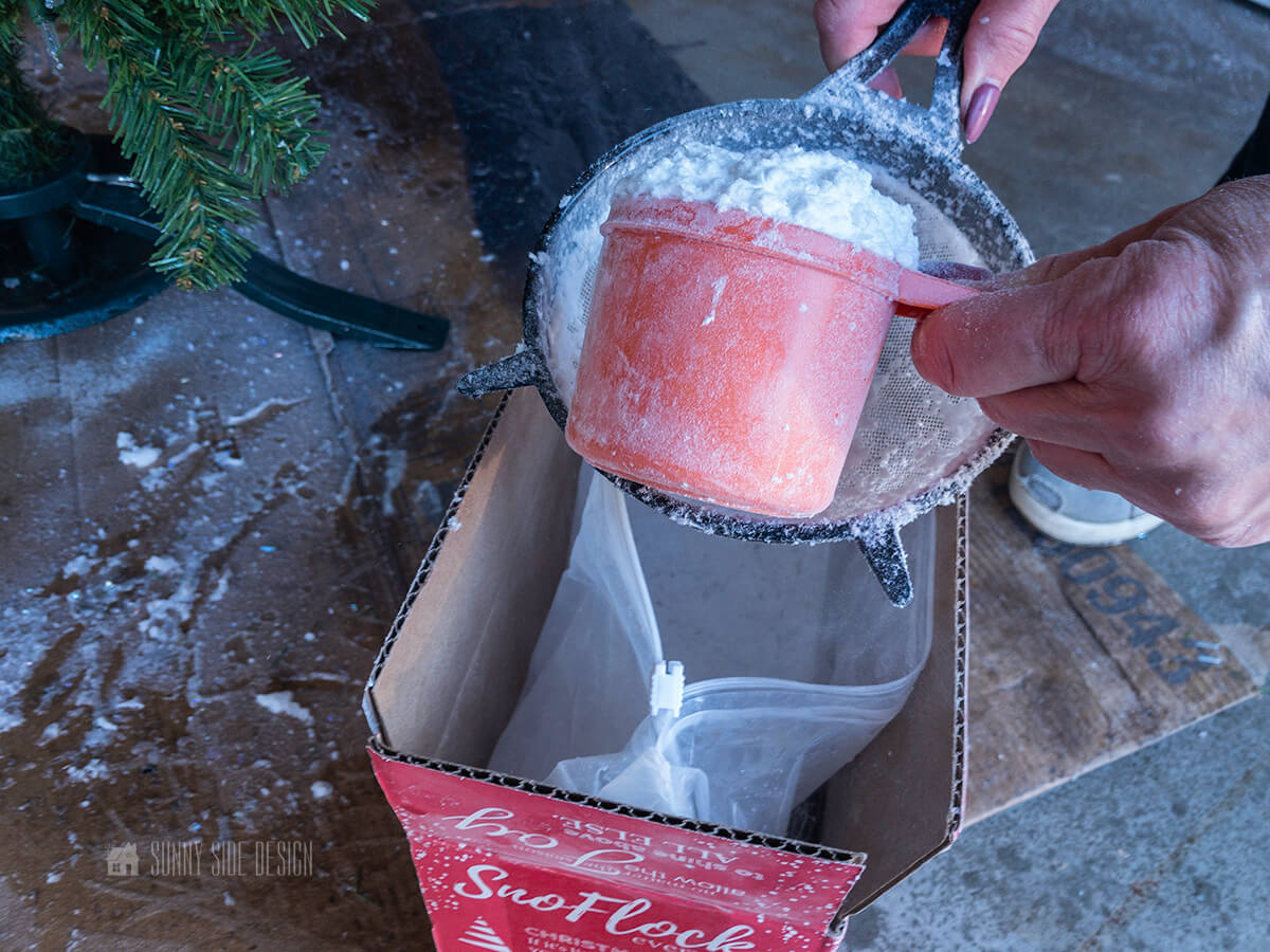 How To Flock a Tree that will Last | Sunnyside Home