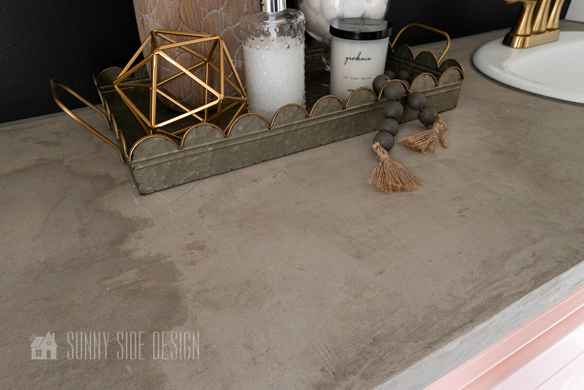 Affordable Feather Finish Countertop | How It Looks One Year Later ...