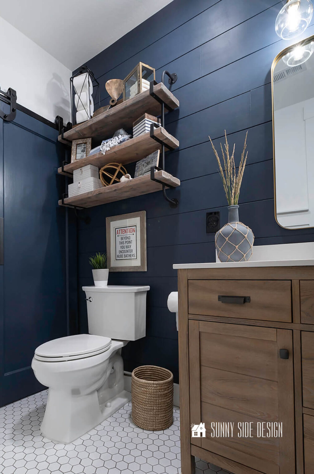 How To DIY a Shiplap Wall the Easy Way! | Sunny Side Design