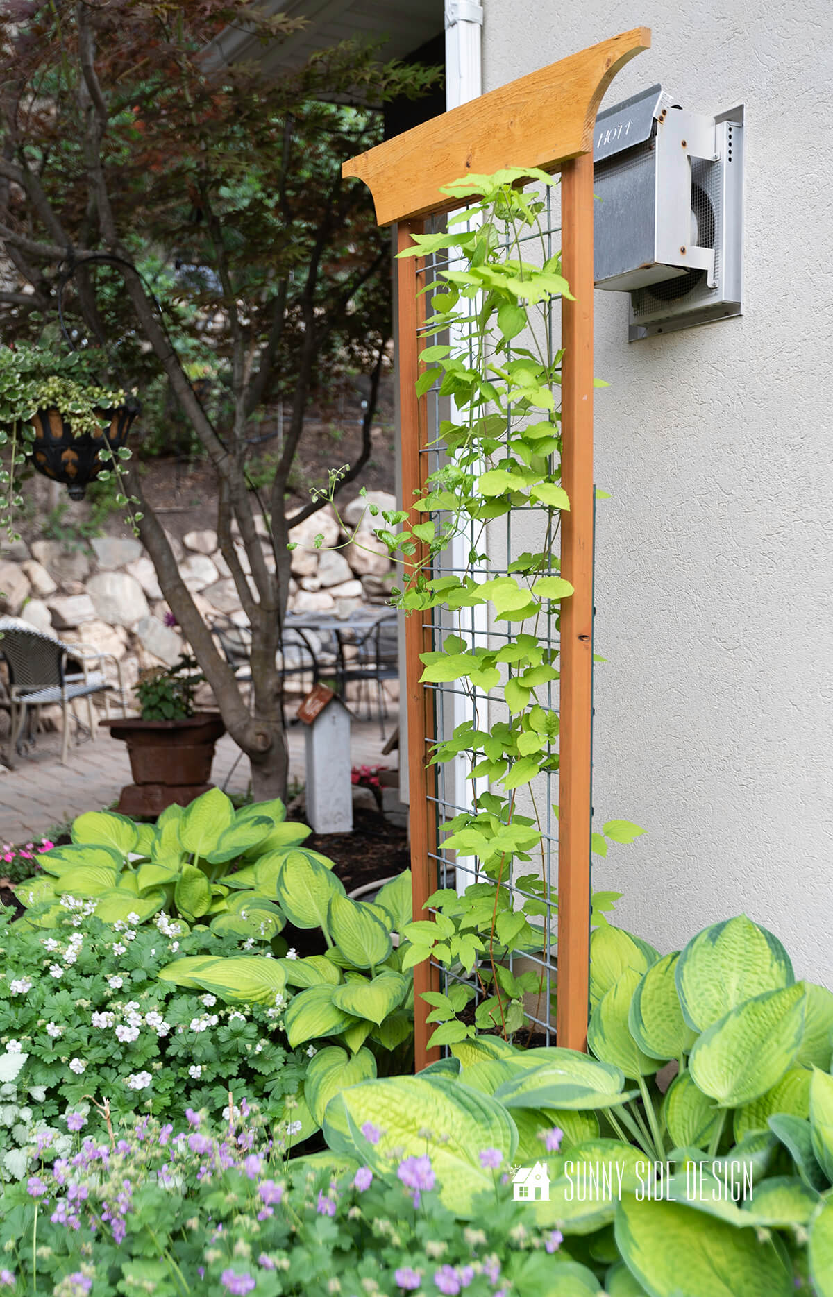 How to Make a Modern Plant Trellis for Climbing Flowers
