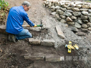 Easy DIY Outdoor Stone Steps for Your Yard You'll Love | Sunny Side Design