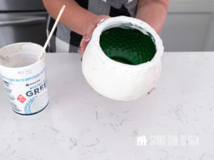 How to Make DIY Decor for Your Home: Faux Concrete Planter with Plaster
