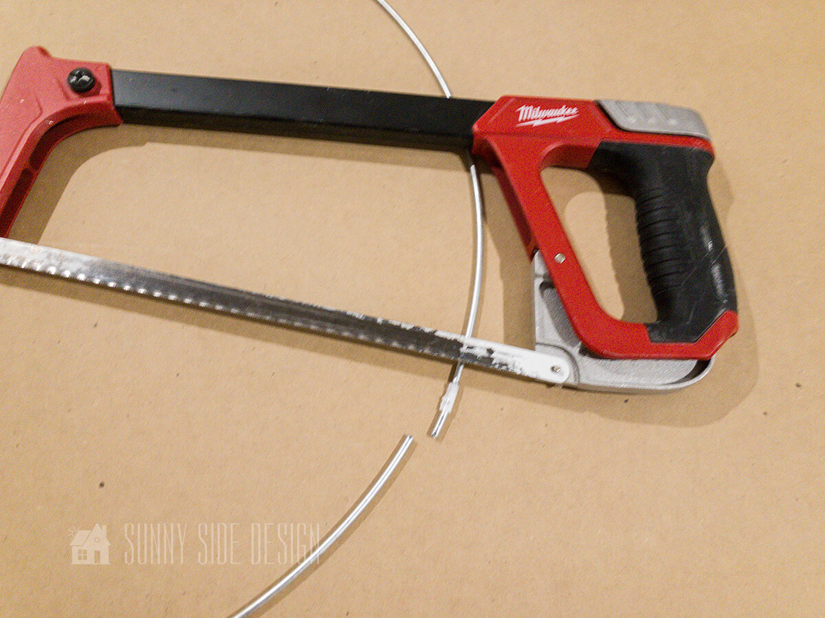 How To Make a Modern Metal Hoop Sunflower Wreath | Sunnyside Home