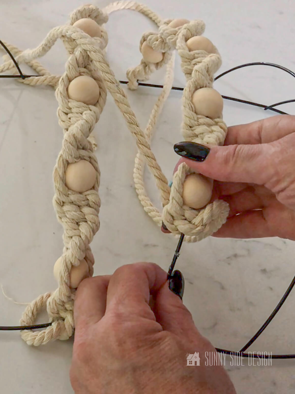 Easy DIY Fall Macrame Wreath You Need To Try | Sunny Side Design