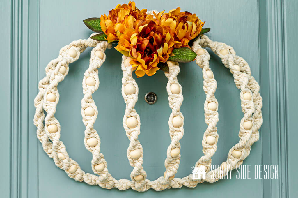Easy DIY Fall Macrame Wreath You Need To Try | Sunny Side Design