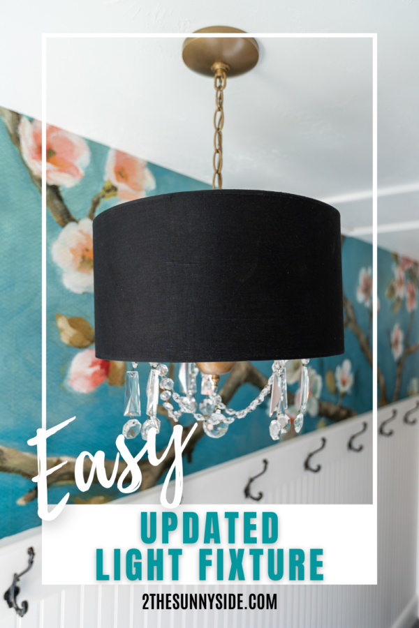 How to Update a Laundry Room Light Fixture | Sunnyside Home