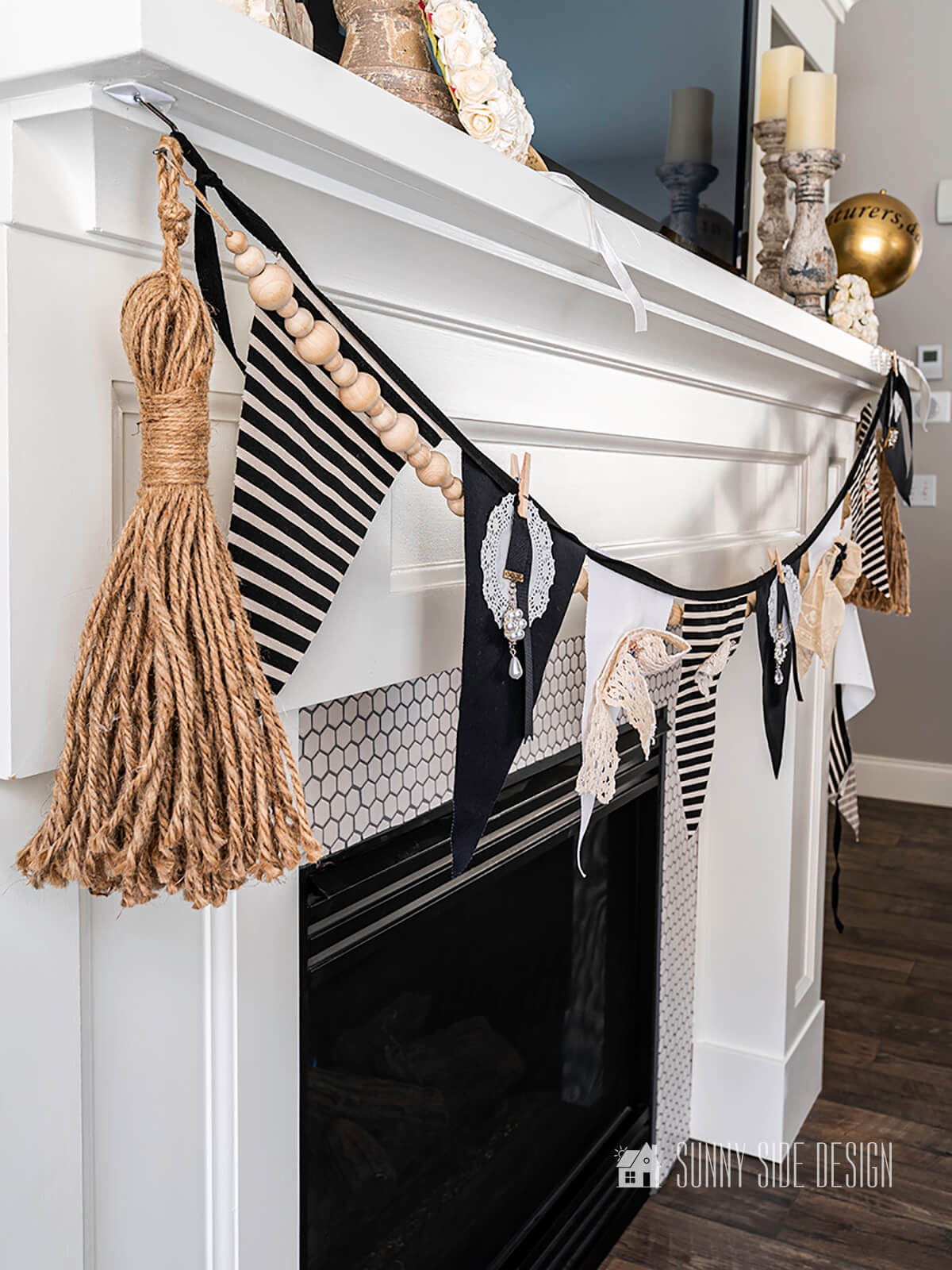 How to Make a Simple Neutral Valentine Garland | Sunnyside Home