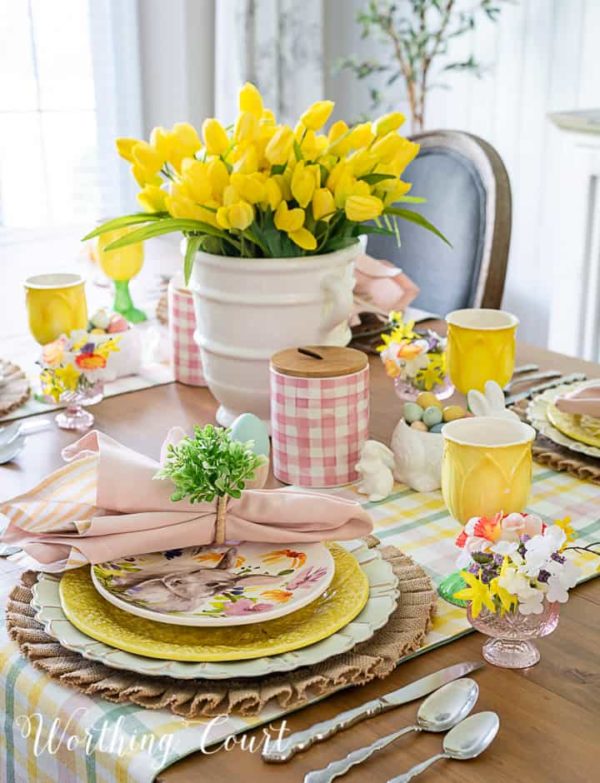 50 Simple Easter Tablescape Ideas You Need to See | Sunnyside Home
