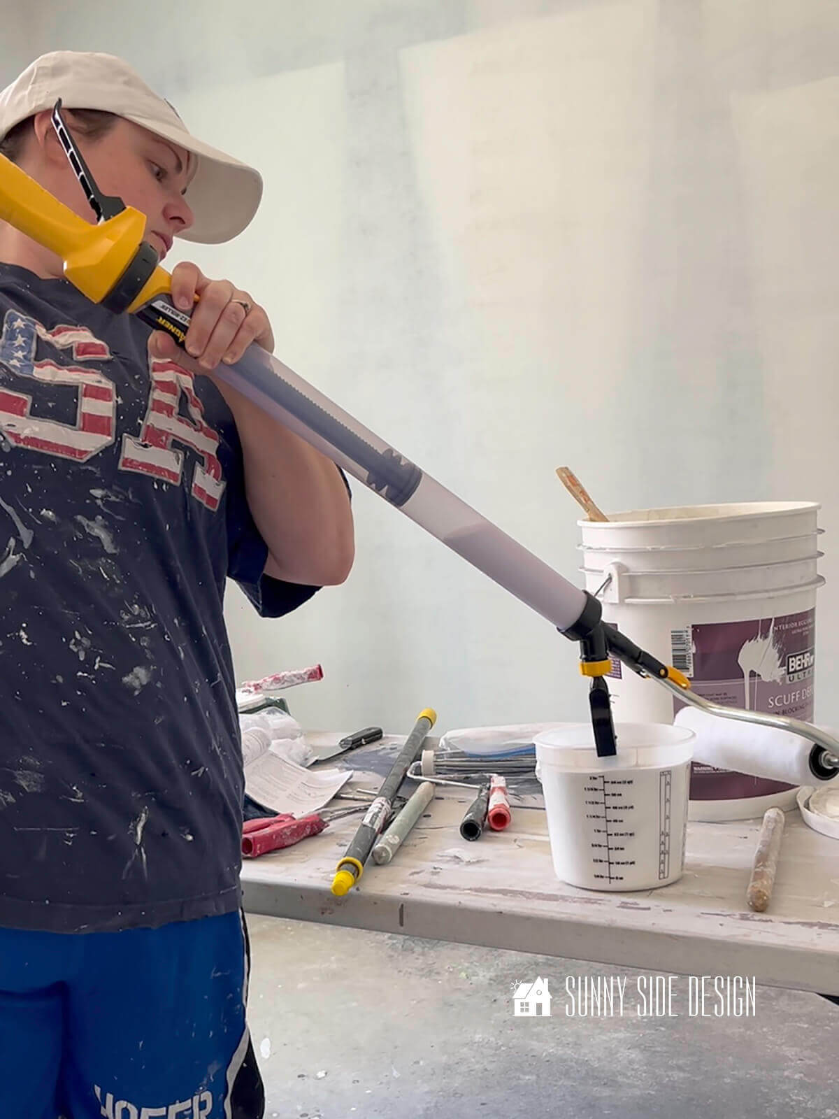 Secrets to Painting a Room Fast with Less Mess | Sunny Side Design