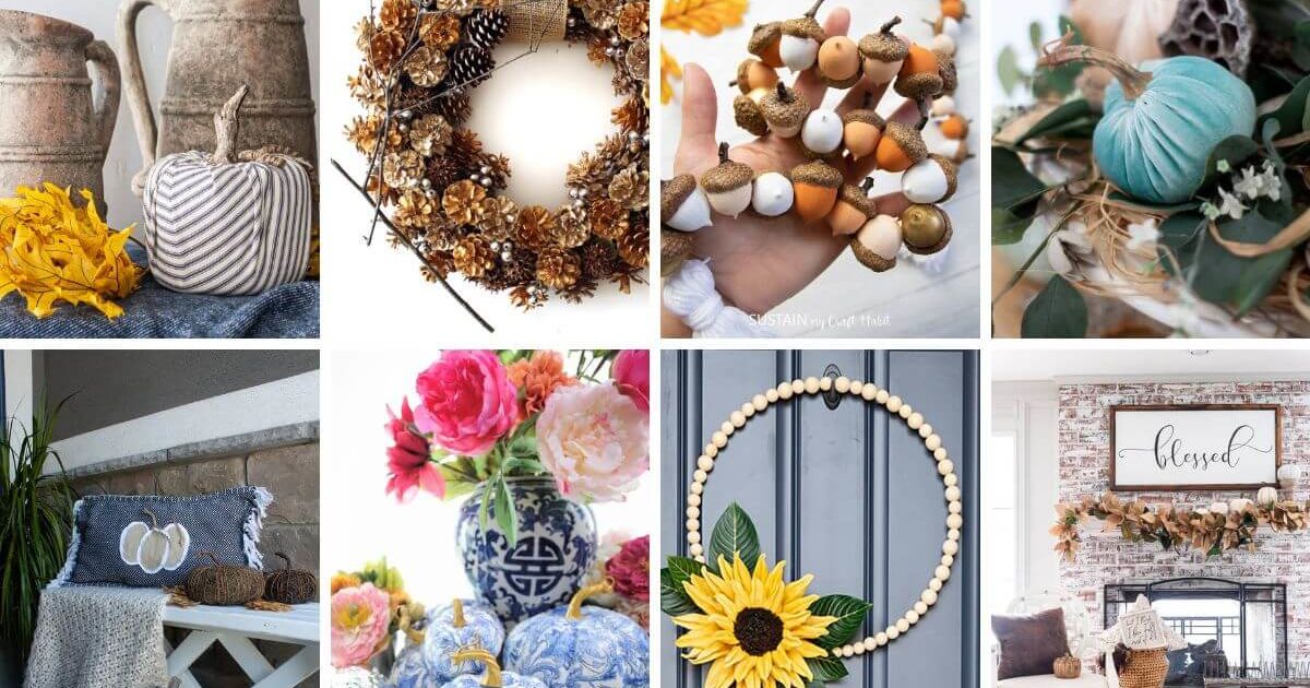 65 Simple DIY Fall Decor Ideas You Can Make Today | Sunny Side Design