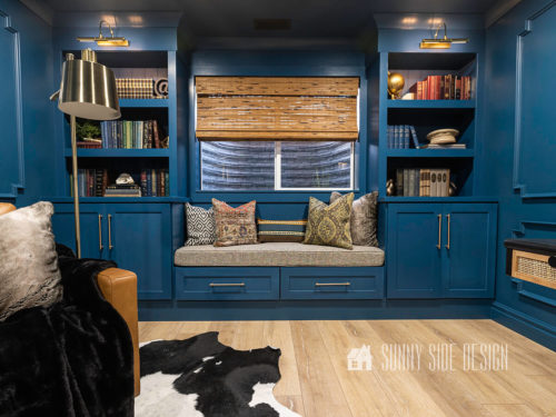 How to Create a Cozy Home Office Library | Sunnyside Home