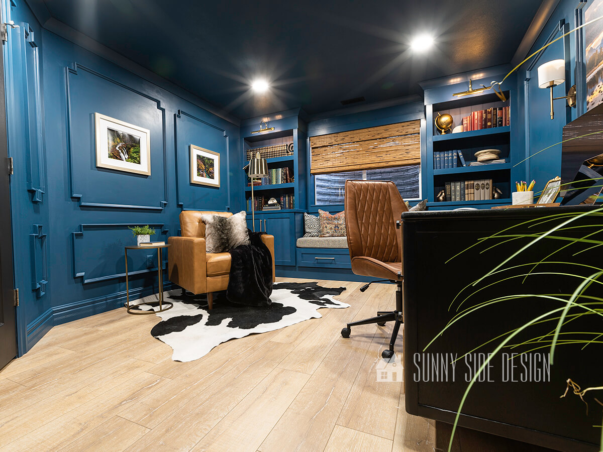 How to Create a Cozy Home Office Library | Sunnyside Home
