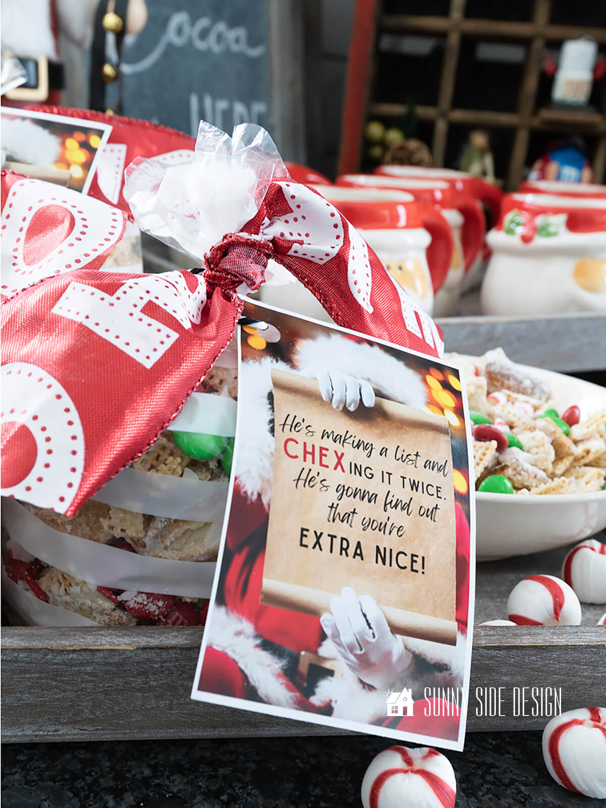 Simple Christmas Gift Idea for Neighbors with FREE Printable