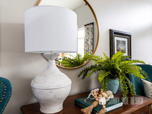 Simple Painted Lamp Base - a Pottery Barn Dupe | Sunny Side Design