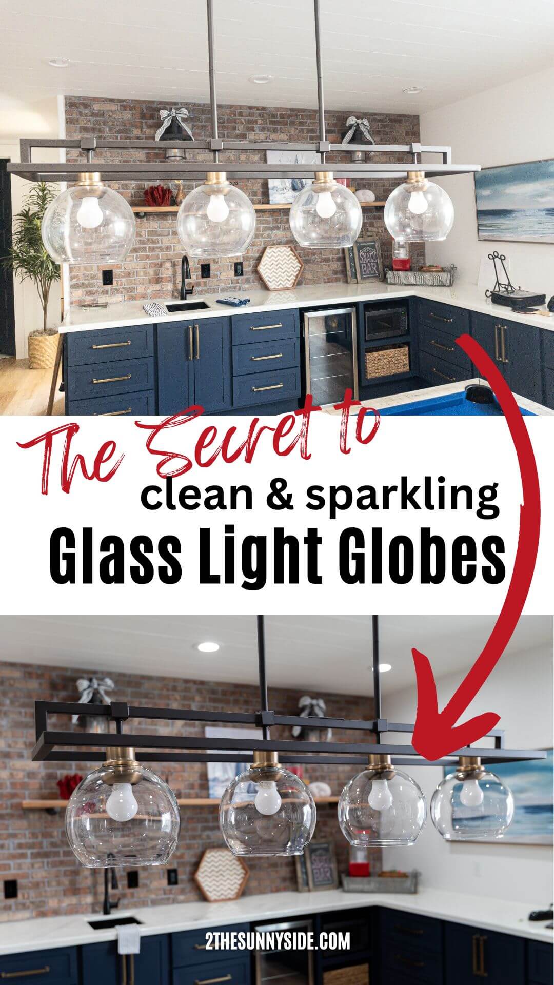 How to Clean Glass Light Fixtures the Easy Way