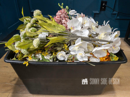 How to DIY Storage for Artificial Flowers | Sunnyside Home