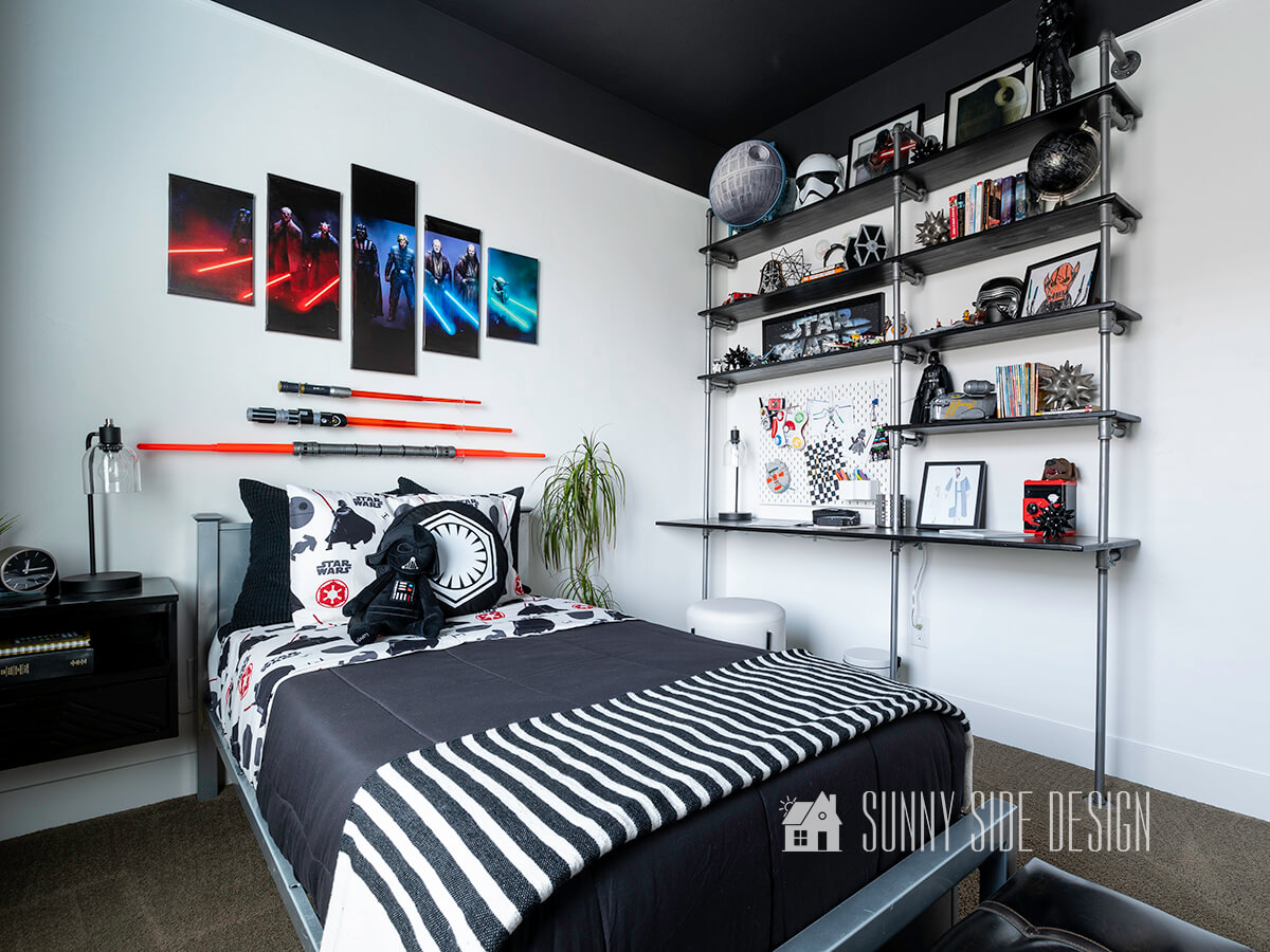 Epic Star Wars Small Bedroom Ideas on a $500 Budget | Sunnyside Home