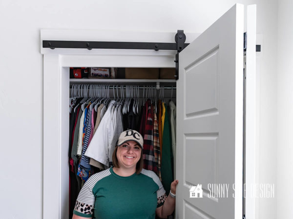 How to Install Swivel Bifold Barn Doors for Less Than $100 | Sunny Side ...