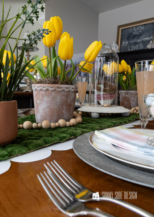 Create a Beautiful Easter Tablescape on a Budget | Sunnyside Home