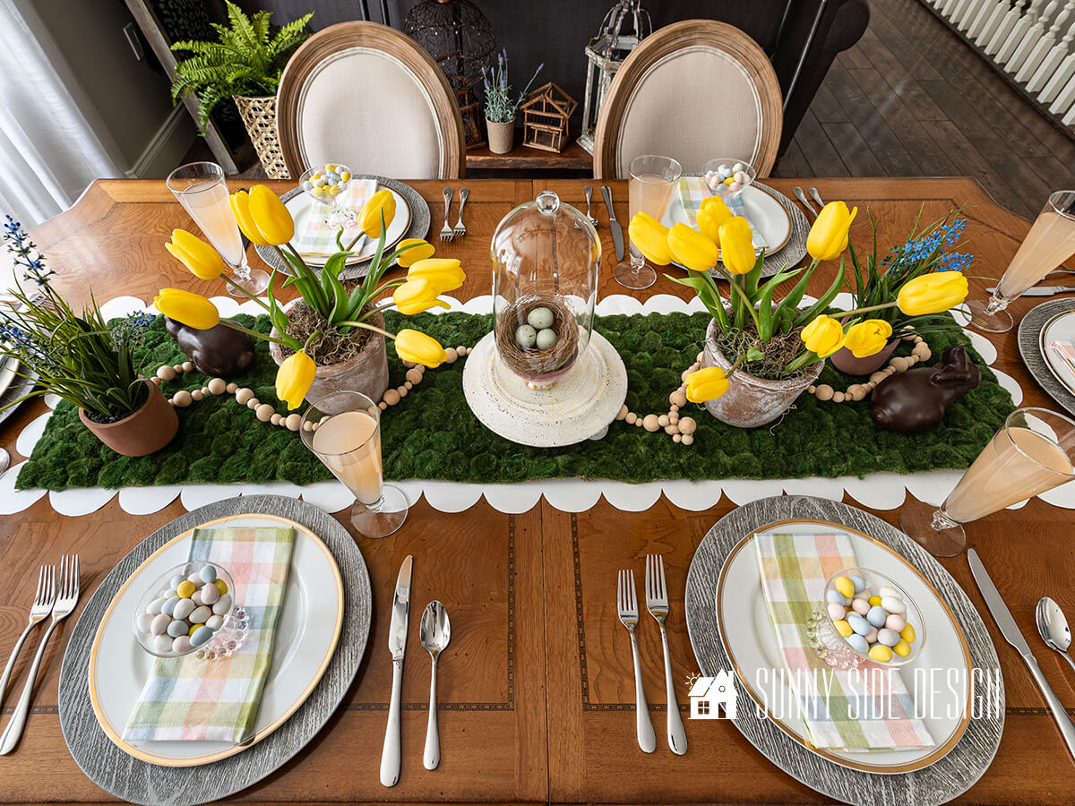 Create a Beautiful Easter Tablescape on a Budget | Sunnyside Home