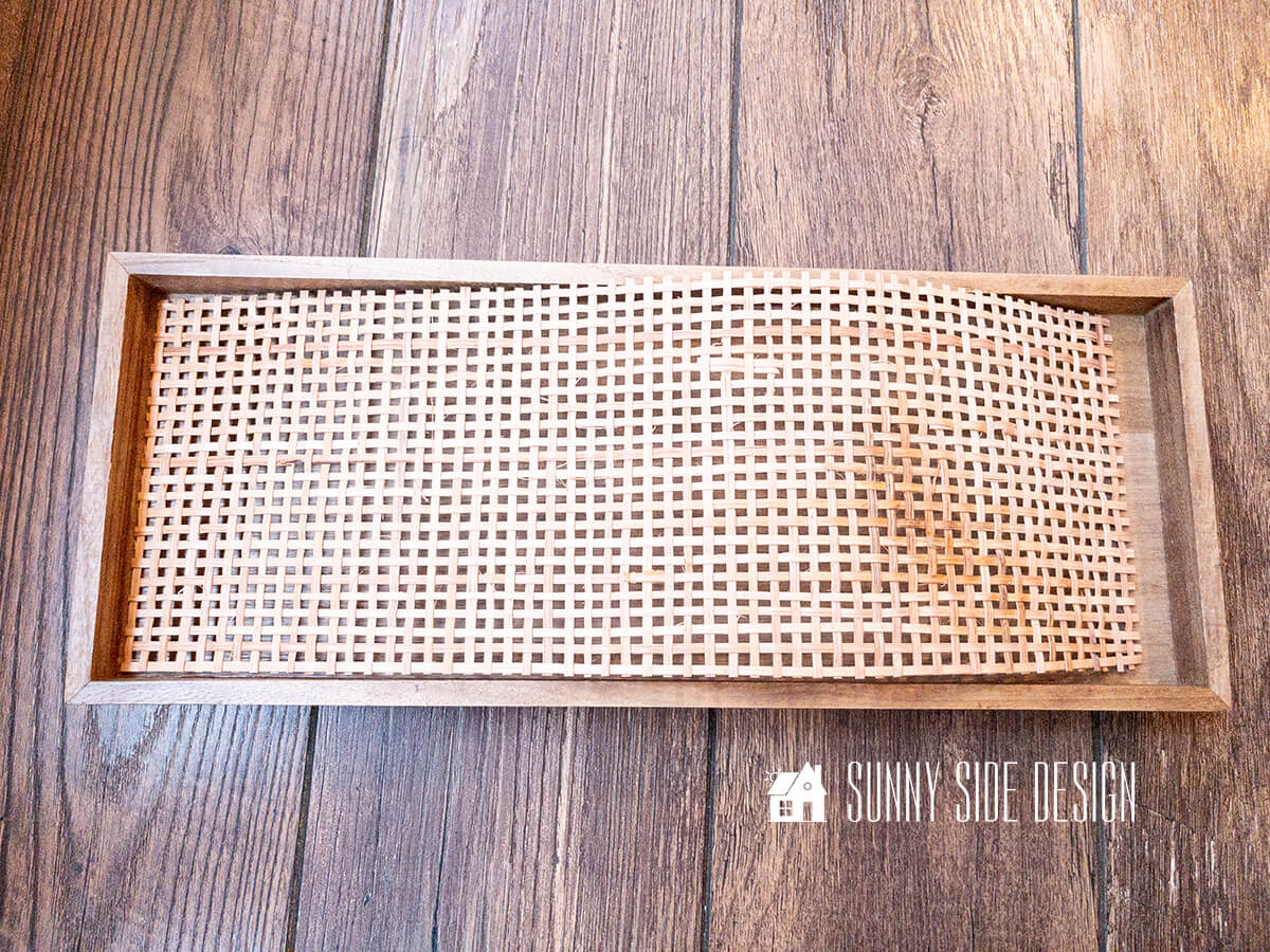 How to Make a Simple and Stylish Cane Tray | Sunnyside Home