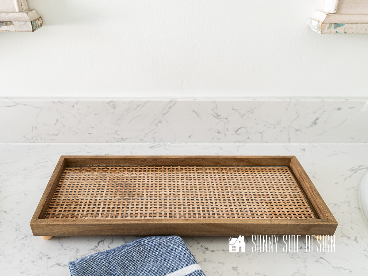 How to Make a Simple and Stylish Cane Tray | Sunnyside Home