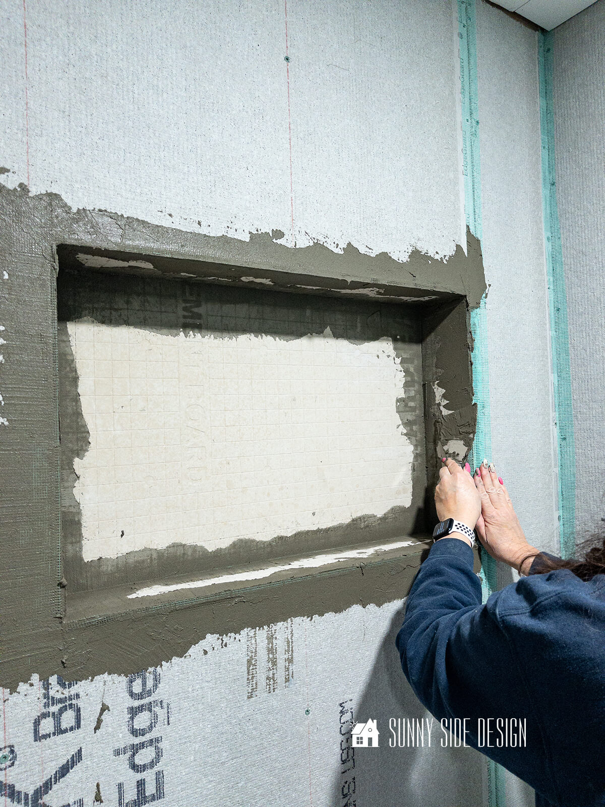 How to Build a Simple and Affordable Shower Niche | Sunnyside Home