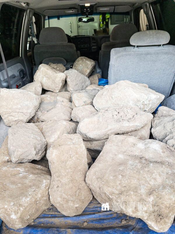 How to Build a Simple Stone Retaining Wall for Free | Sunnyside Home