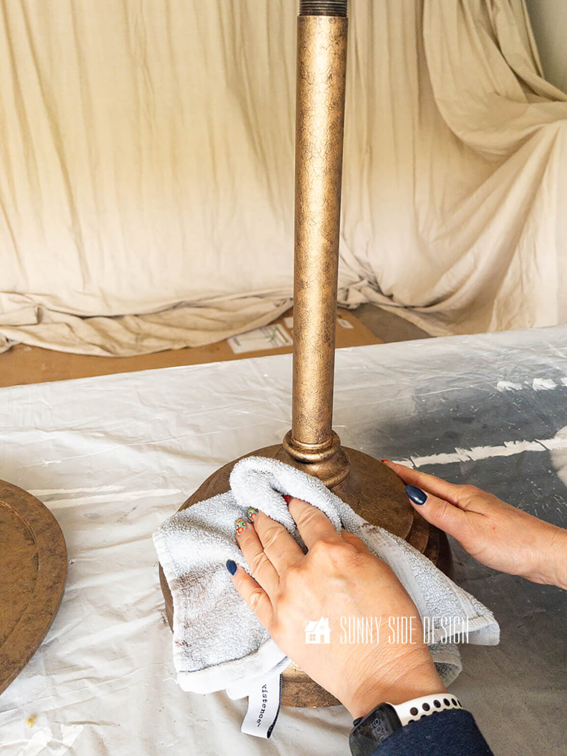 Easy and Inexpensive DIY Side Table with Thrifted Finds | Sunnyside Home