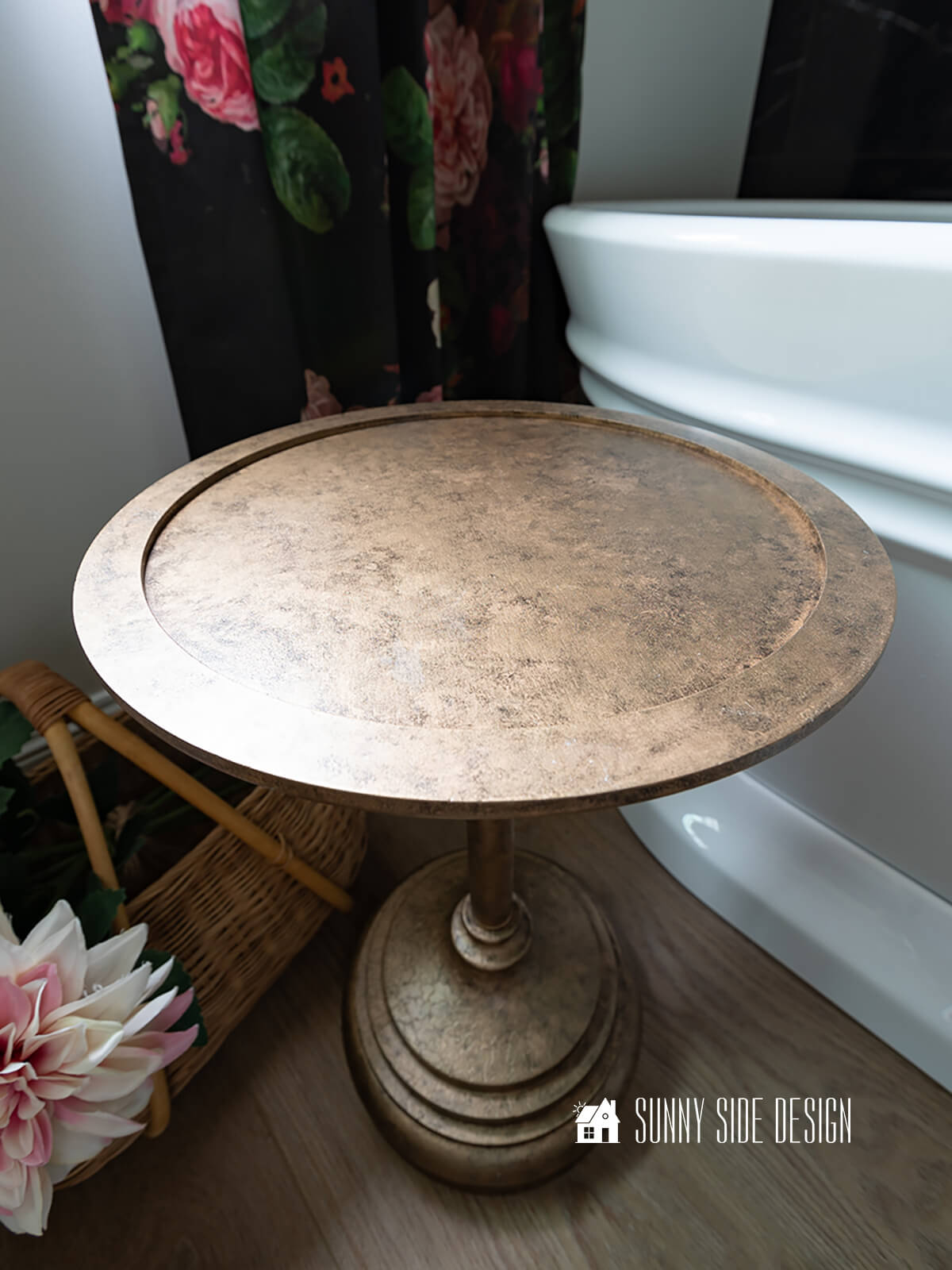 Easy and Inexpensive DIY Side Table with Thrifted Finds | Sunnyside Home