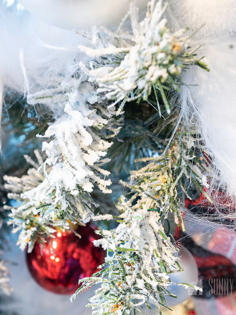 How To Flock a Tree that will Last | Sunny Side Design