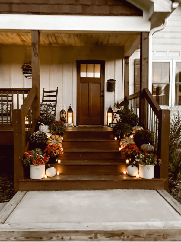 40 Gorgeous Fall Front Porch Ideas You'll Love | Sunnyside Home