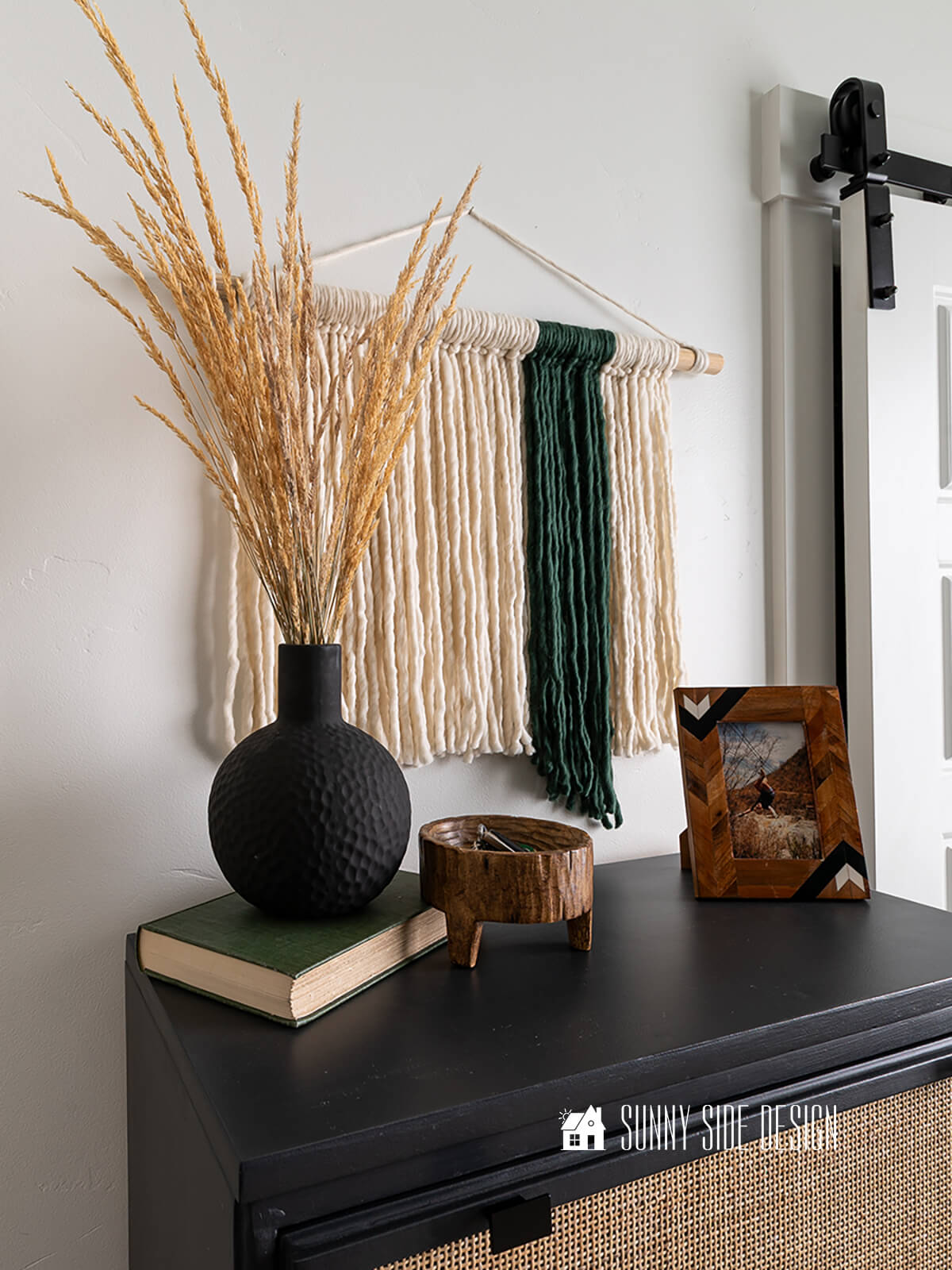 How to Make an Easy Fiber Wall Art a West Elm Dupe | Sunnyside Home