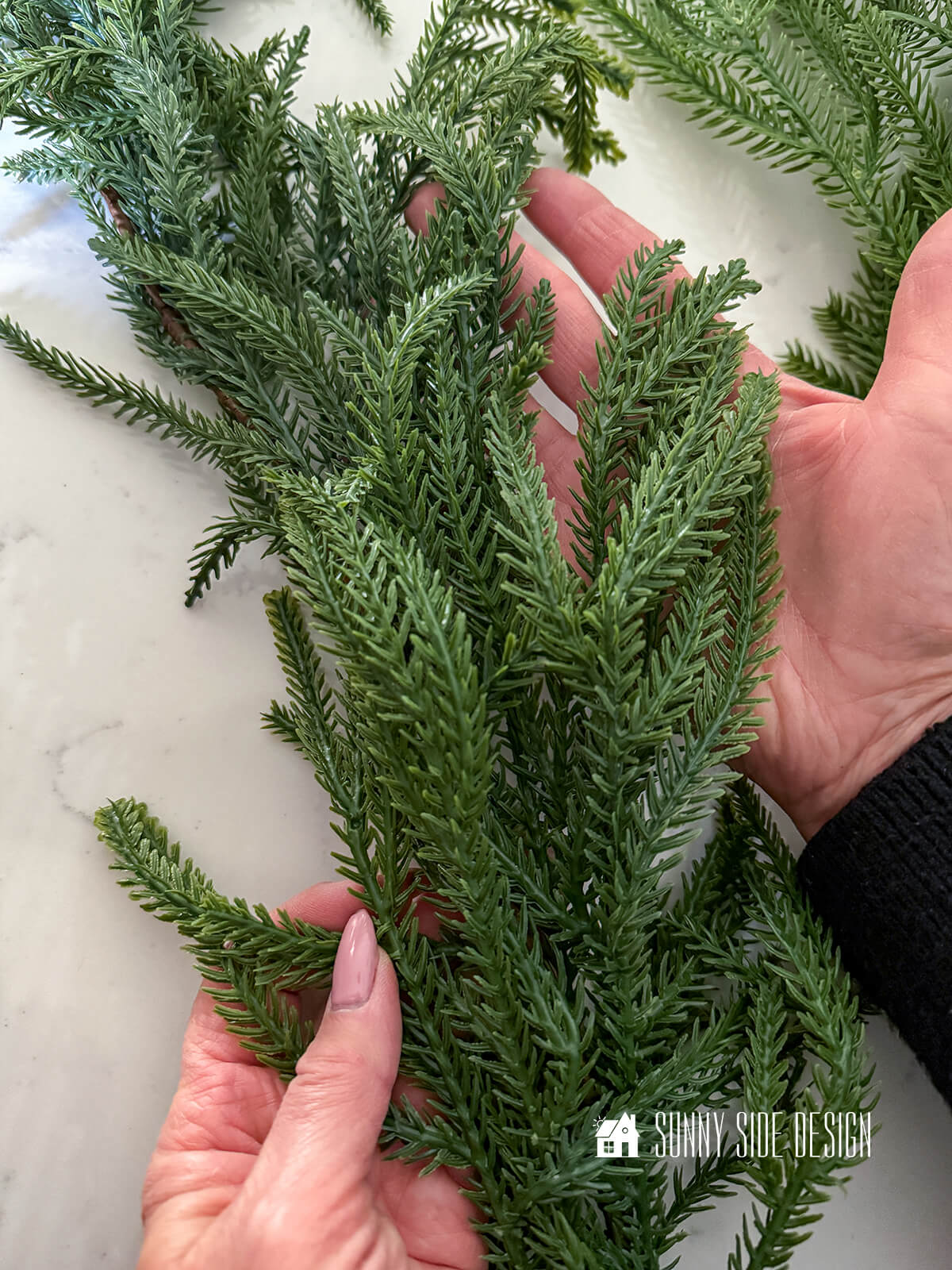Realistic Affordable Faux Garlands for a Festive Christmas | Sunnyside Home
