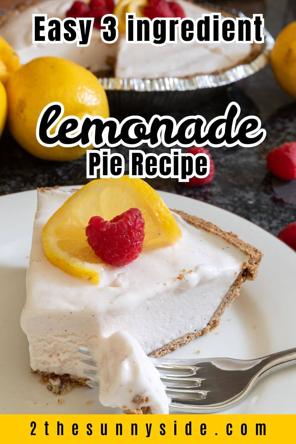The Best Refreshing Lemonade Pie Recipe - Just 3 Simple Ingredients ...